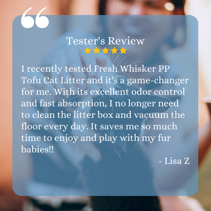 Fresh Whisker: Eco-Friendly All Natual Plant Based Tofu Cat Litter ...